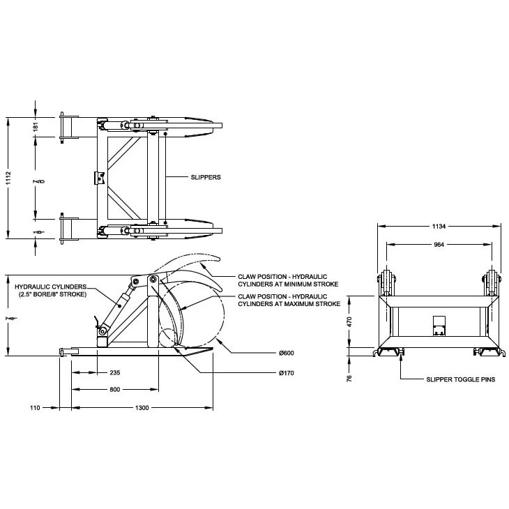 Forklift Grab Attachment, Grab Attachments, Forklift Attachments ...