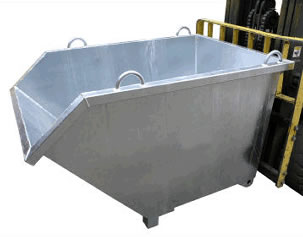 Crane and Forklift Self Dumping Bin | Waste Bins | Forklift and Crane ...