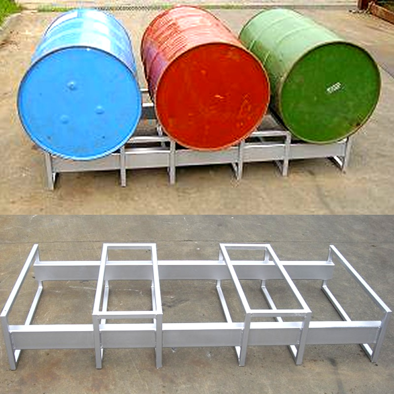 3 Drum Stacking Rack | Waste Bins | Forklift and Crane Waste Bins