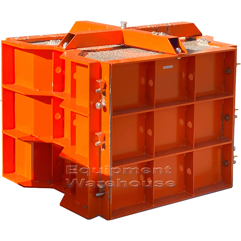 Interlocking Concrete Block Mould 900 x 800 x 750mm | Concrete Block ...
