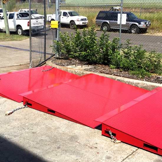 Forklift Container Ramp Fixed Long 6000kg - Australian Made | Waste ...
