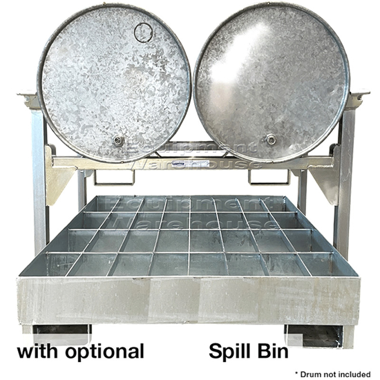 Double Stackable Drum Rack | Waste Bins | Forklift and Crane Waste Bins